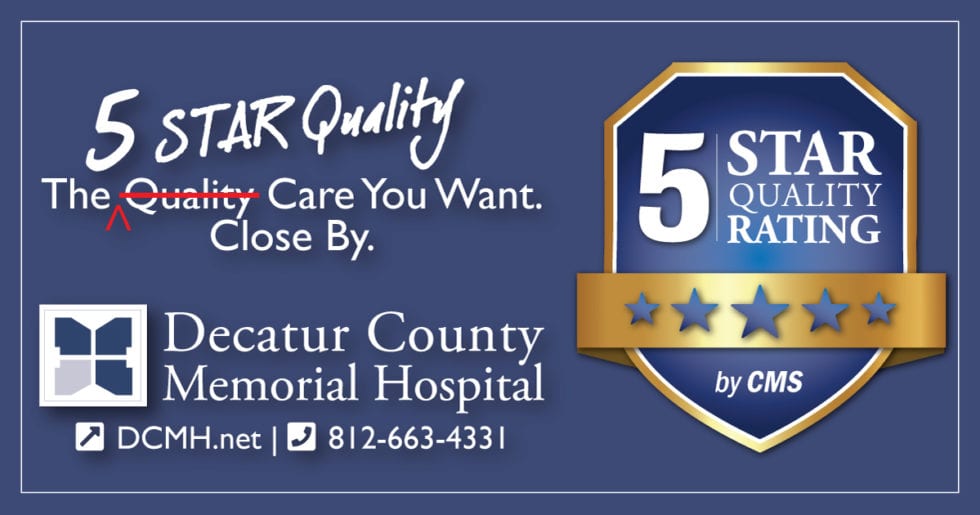 Decatur County Memorial Hospital Achieves Five-Star Rating | Decatur ...