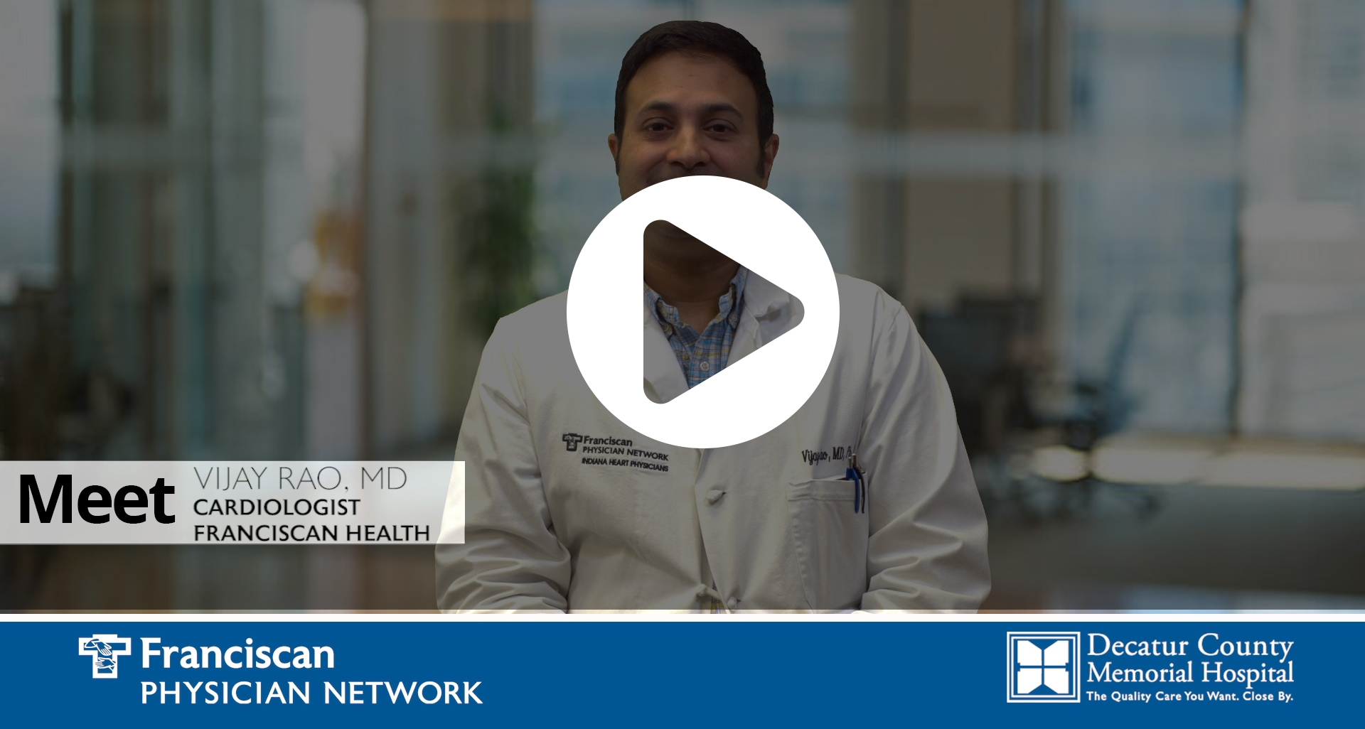 Meet Vijay Rao, MD | Decatur County Memorial Hospital